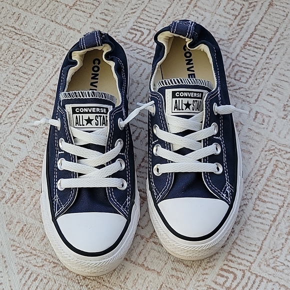 Converse | Shoes | Converse Womens All Star Navy Sneakers | Poshmark